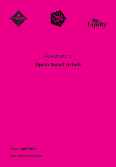 Employment Relations - UK Theatre